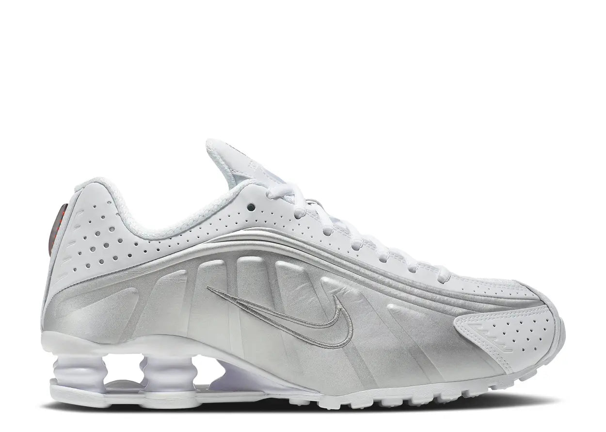 Nike Shox R4 White Metallic Silver (Women's) (WORN) – RIF LA
