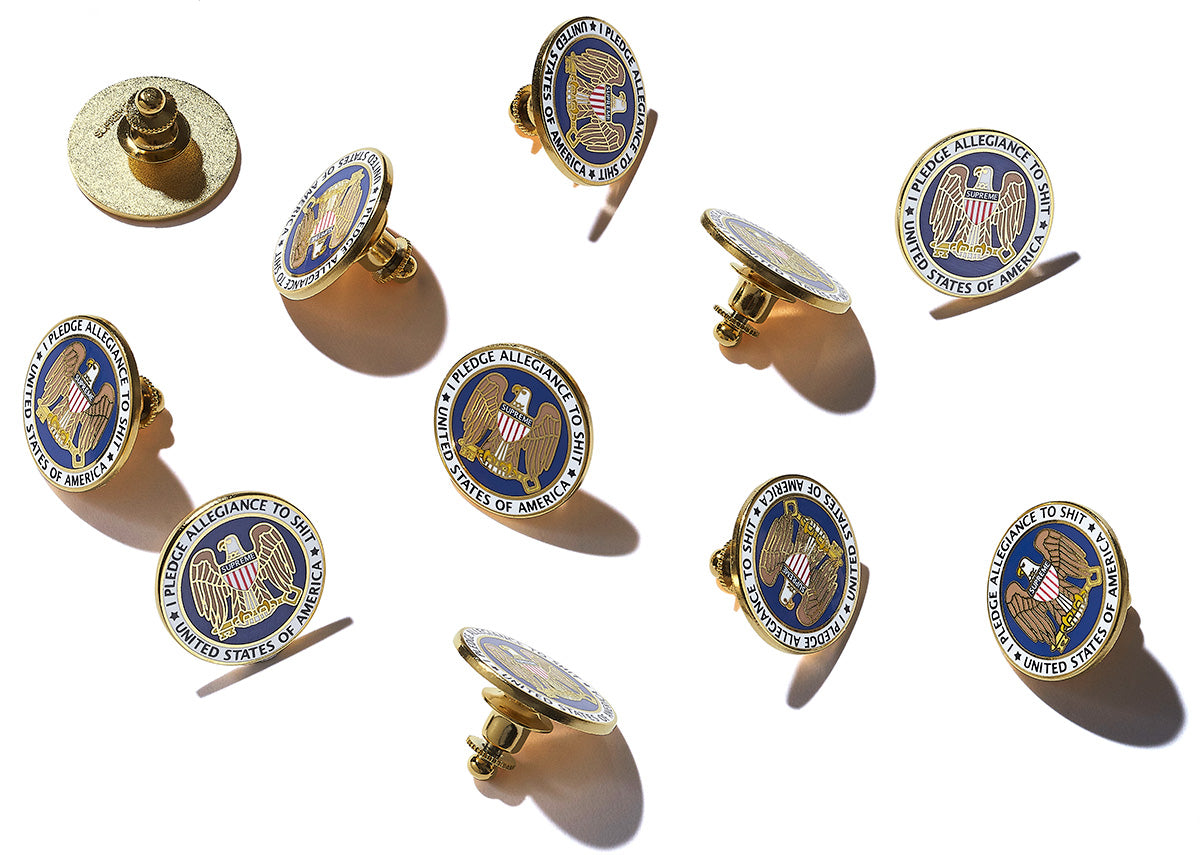 Supreme Pledge Allegiance Pin – RIF LA