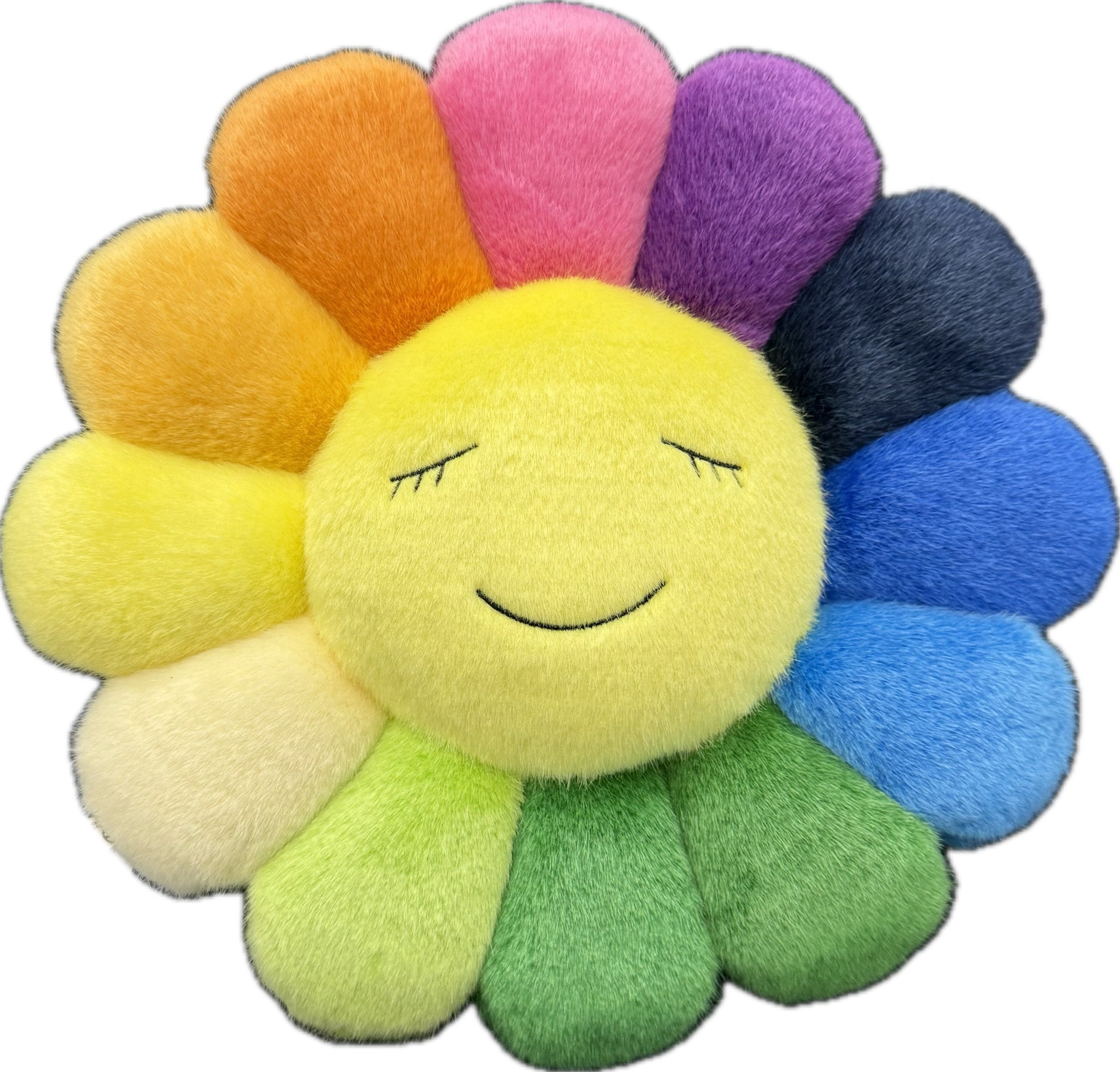 Takashi Murakami Flower Plush Rainbow/Yellow 30CM – RIF LA