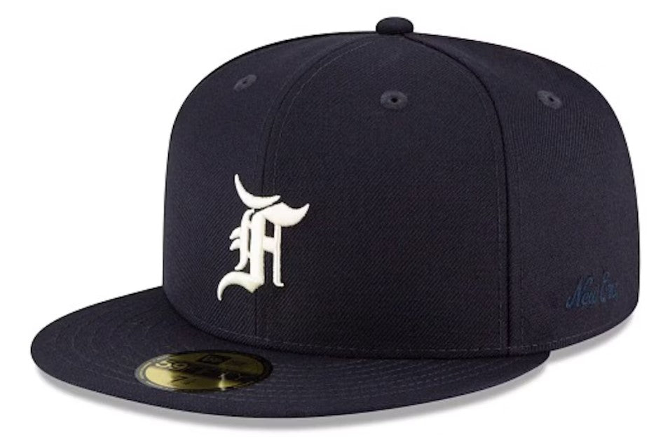Fear of God Essentials New Era 59Fifty Fitted Hat Navy – RIF LA