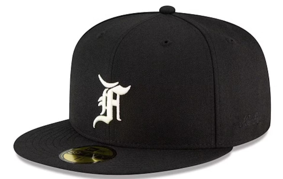 Fear of God Essentials New Era 59Fifty Fitted Hat Black – RIF LA