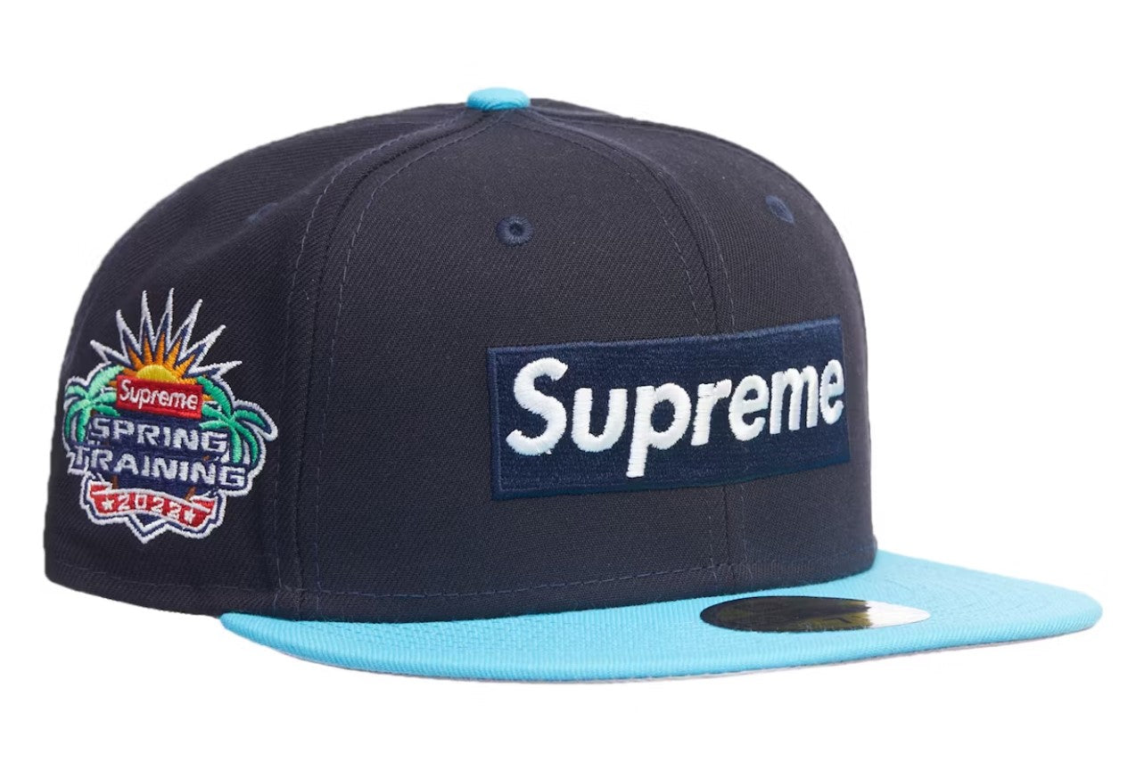 Supreme 2-Tone Box Logo New Era Blue – RIF LA