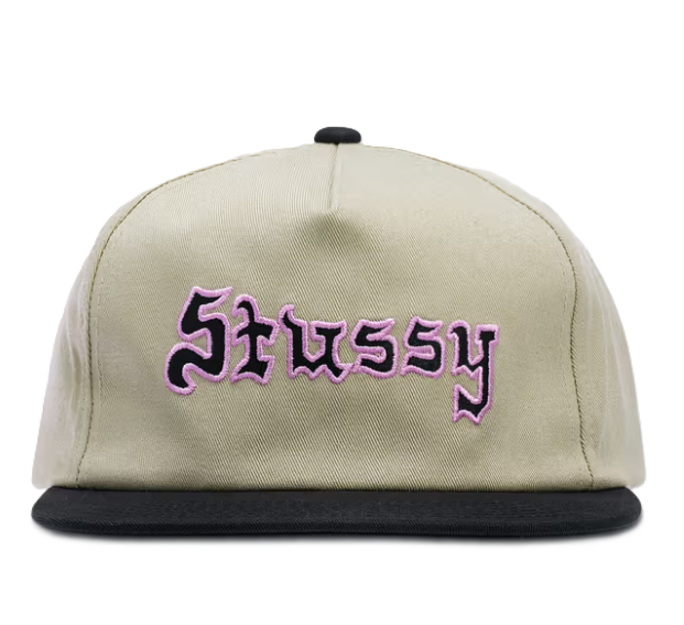 Stussy Two Tone Hell Strapback Cap Tan (WORN) – RIF LA