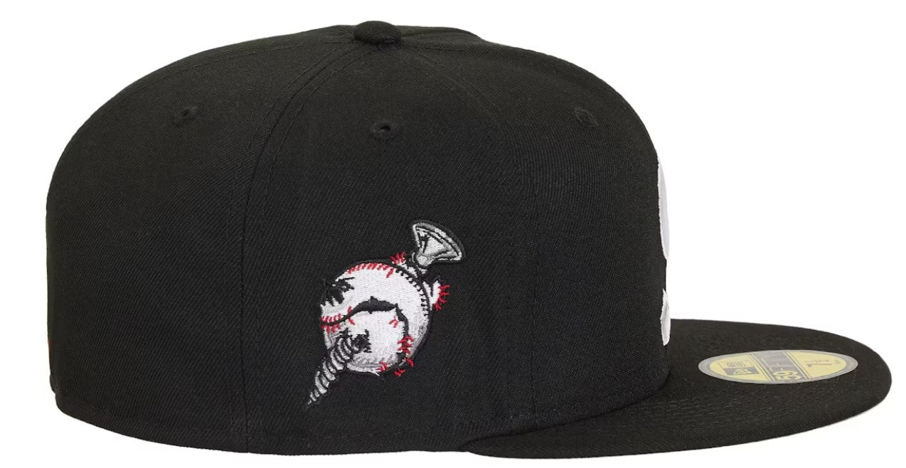 Supreme Screw Ball S Logo New Era 59Fifty Fitted Hat Black – RIF LA
