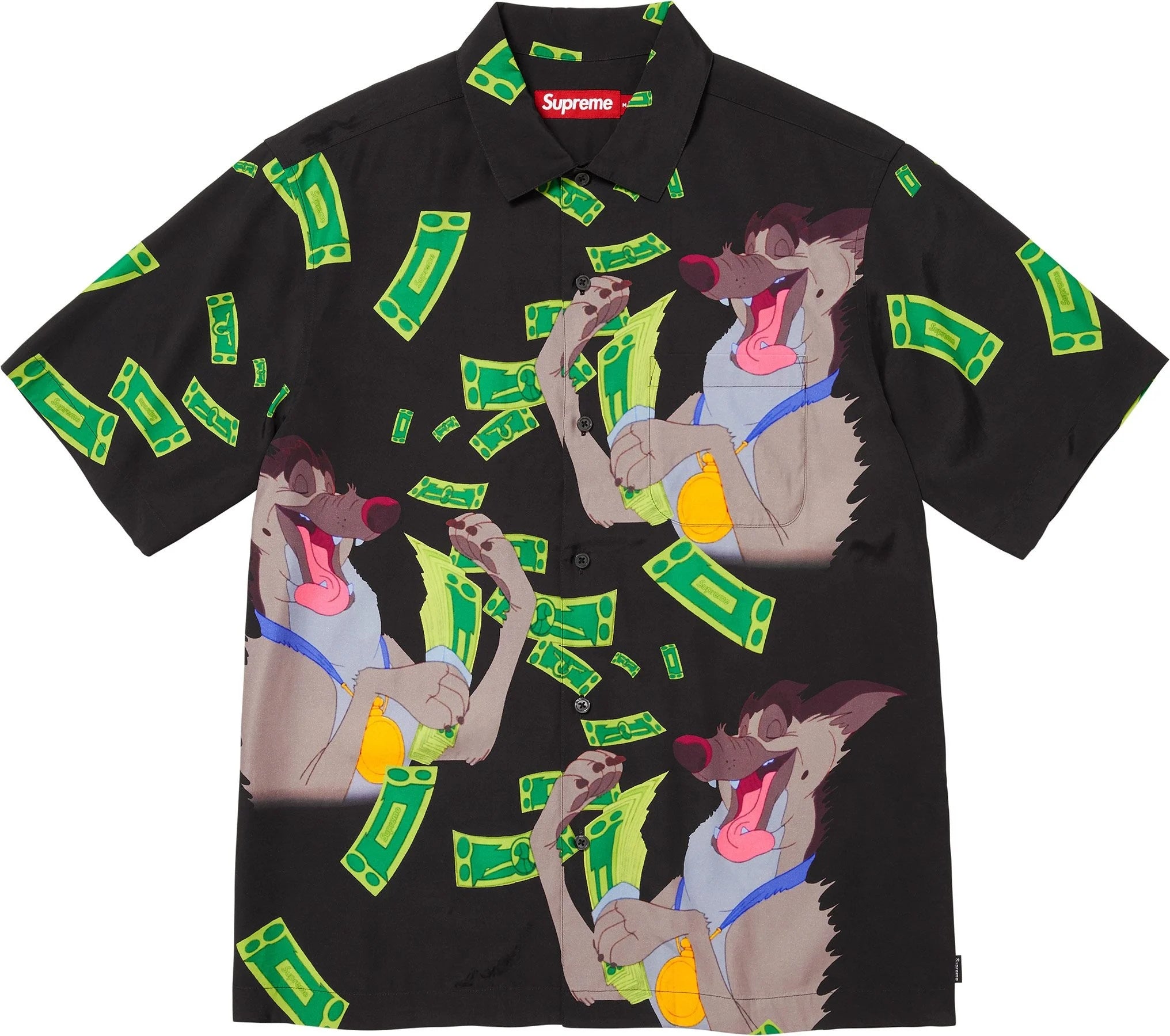 Supreme All Dogs Go To Heaven SS Shirt Black (WORN) – RIF LA