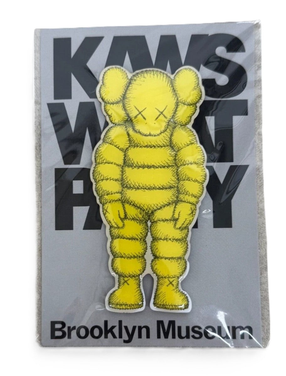 KAWS What Party Chum Magnet Yellow – RIF LA