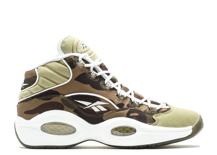 Reebok Question Mid mita sneakers X Bape 1st Camo – RIF LA